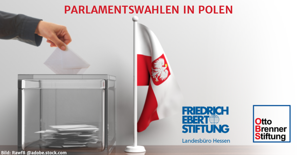 Veranstaltung zu den Parlamentswahlen in Polen